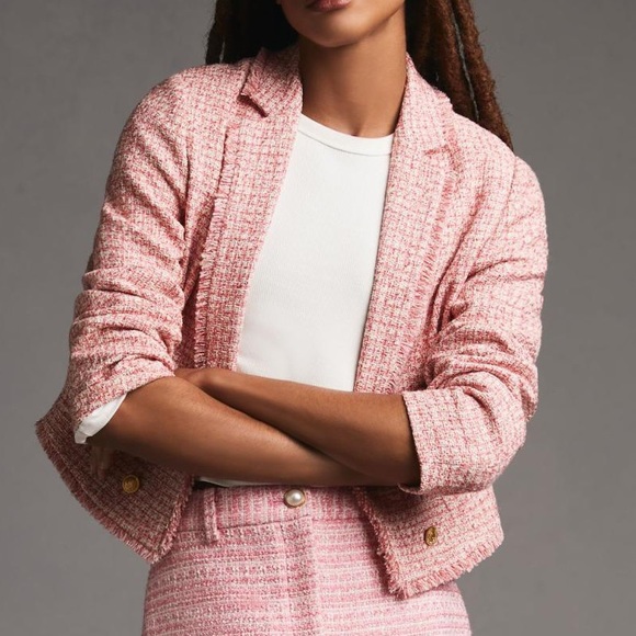 Harve Benard | Jackets & Coats | Harve Benard Endless Rose Tweed 0 Silk ...